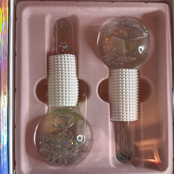 Skincare | Clear Glass Cryo Globes Set Of 2 In Box | Poshmark